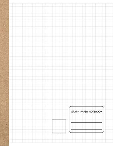 Graph Paper Notebook: 150 Pages Large Print 8.5"x11" 1/4 Inch (0.25 ...