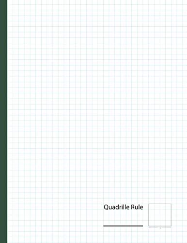 Quadrille Rule: Blue line , Graph Paper Notebook Journal 8.5 x 10 Inch ...
