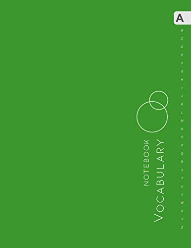 Vocabulary Notebook: 8.5 x 11 Large Notebook 3 Columns with ...