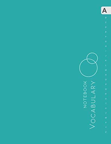 Vocabulary Notebook: 8.5 x 11 Large Notebook 3 Columns with ...