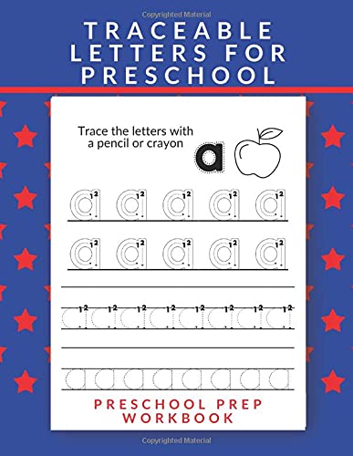 Traceable Letters for Preschool: Preschool Prep Workbook - Cool and Fun ...