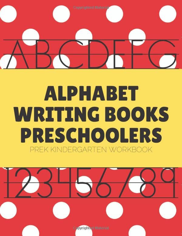 Kindergarten Workbook - Alphabet Writing Books Preschoolers - PREK ...