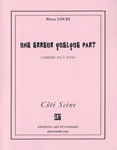 Une erreur quelque part by Pierre Louki | Goodreads