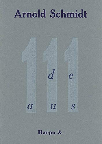 DE 111 (French Edition) by Arnold Schmidt | Goodreads
