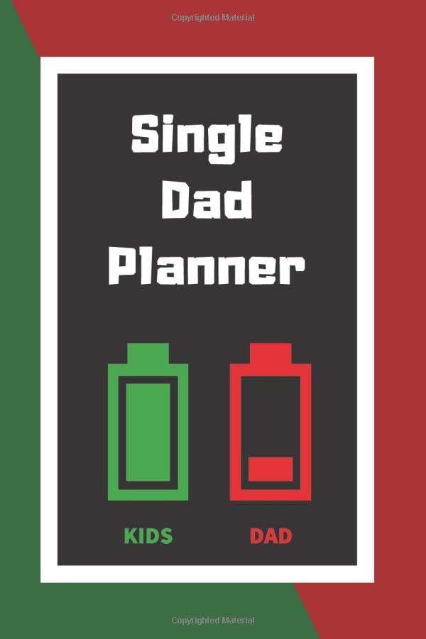 Single Dad Planner: Daily Organizer To Do List Shopping List Meal Plan ...