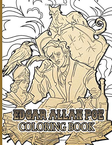 Edgar Allan Poe Coloring Book: Special Edgar Allan Poe Coloring Books ...