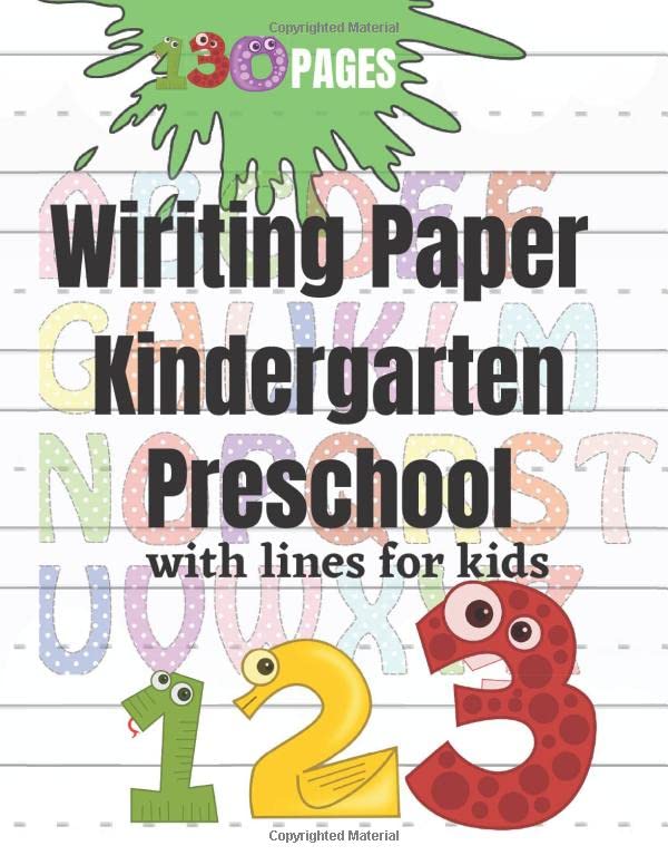 Preschool(Kindergarten) writing paper with lines for kids A B C D C D E ...