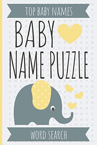 Top Baby Names Baby Name Puzzle Word Search: Mommy To Be Essentials by ...