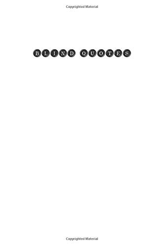 Blind Quotes by Francesca Blackburn | Goodreads
