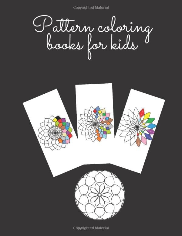 Pattern coloring books for kids: modern patterns optical coloring book ...