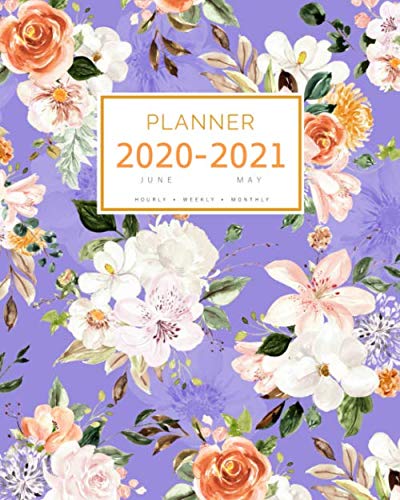 Planner 2020-2021: 8x10 Large Notebook Organizer with Hourly Time Slots ...