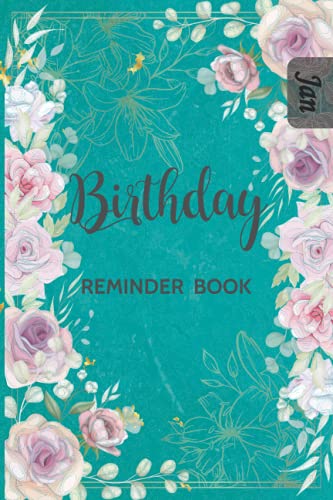 Birthday Reminder Book: Important Dates Reminder Book For Birthdays ...