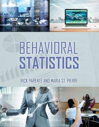Behavioral Statistics by Rick Parente | Goodreads