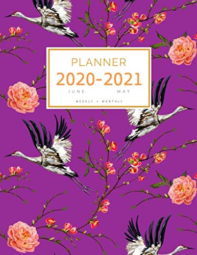 Planner 2020-2021: 8.5 x 11 Weekly and Monthly Organizer from June 2020 ...