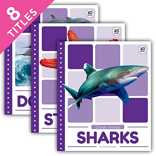 Ocean Animals Set: Clown Fish / Dolphins / Jellyfish / Octopuses / Sea ...