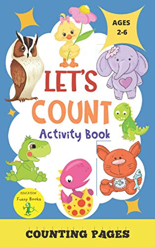 Let's Count: Activity Book | Math Kindergarten Pages for Kids 2-6 Ages ...