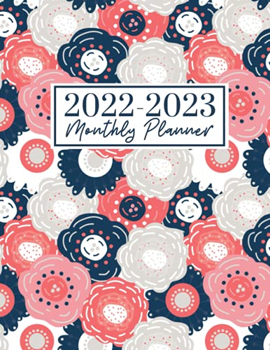 2022-2023 Monthly Planner: 2 Year Calendar Planner. Large Yearly At A ...