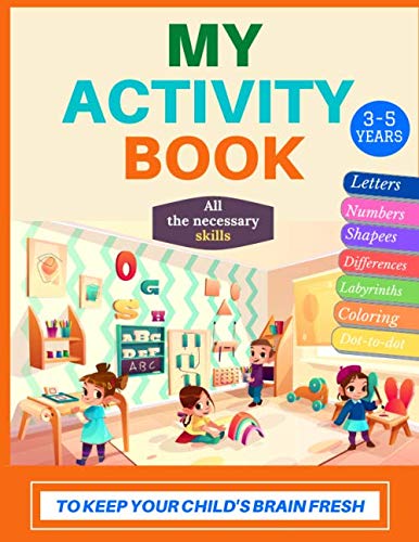 My activity book: 8.5" x 11" Learn to Write Workbook: Practice for Kids ...