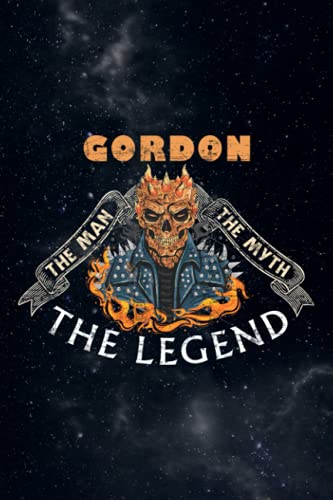 Password book Mens Gordon The Man The Myth The Legend Nice: Christmas ...