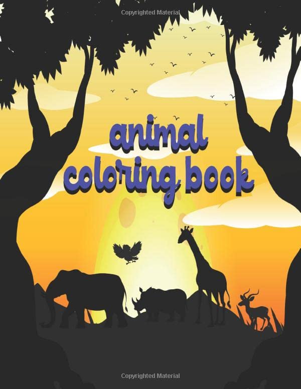Animal Coloring Book: Little Animal Coloring Book for Kida! by Nice ...