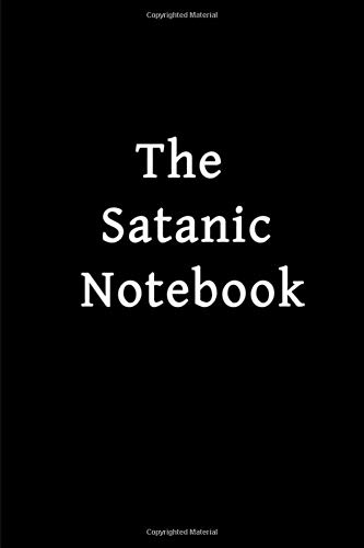 The Satanic Notebook: Journal for Writing, Size 6" x 9" 100pages by ...