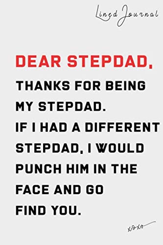 Dear Stepdad Thanks For Being My Stepdad Funny Birthday Present Gag