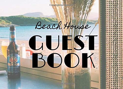 Beach House Guest BOOK: Guest Sign In Book For,Beach House ,Airbnb ...