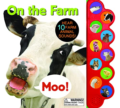 On the Farm Sound Book-Hear 10 Farm Animal Sounds! by Flowerpot Press ...