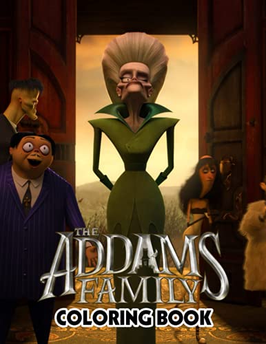 The Addams Family Coloring Book: Perfect Coloring Book For Adults and ...