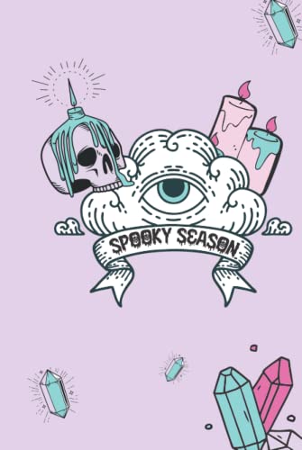 Spooky Season: Pastel Goth Notebook: 6x9 inch Cute And Creepy ...