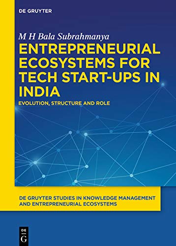 Entrepreneurial Ecosystems for Tech Start-ups in India: Evolution ...