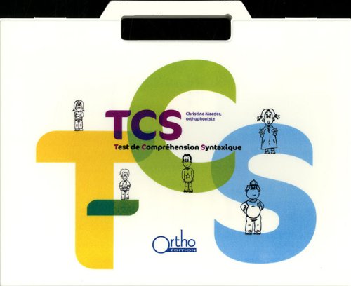 TCS : Test de compréhension syntaxique by Christine Maeder | Goodreads