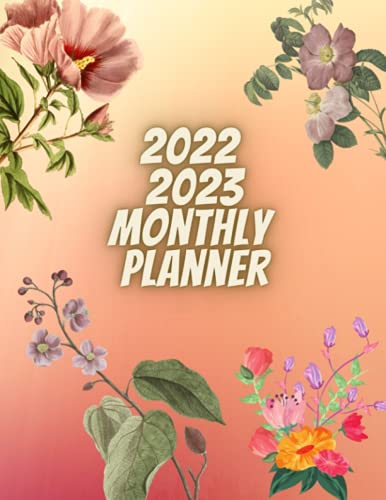 2022-2023 Monthly Planner: Agenda Schedule organizer 2022 2023,2 year ...