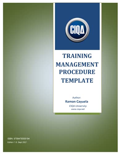 TRAINING MANAGEMENT PROCEDURE TEMPLATE: The Best Tools to Implement a ...