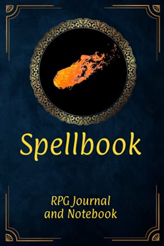 Spellbook: RPG Journal and Notebook: 6”x 9” dimensions: 40 pages for ...