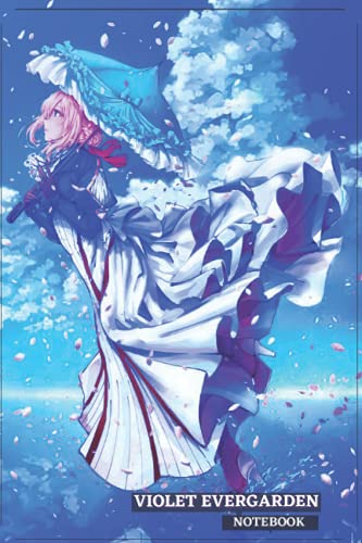 Violet Evergarden Notebook: Violet evergarden Notebook; anime journal ...