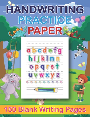 Handwriting Practice Paper: Beautiful Kindergarten Writing Paper With ...