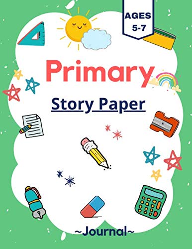 Primary Story Paper - Journal: Handwriting practice paper | Double ...