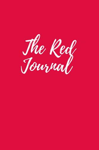 The Red Journal: Wide Ruled, 100 page, 6x9 journal, notebook ...