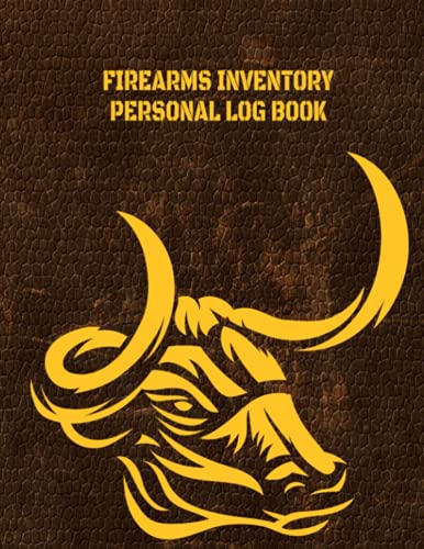 Firearms Inventory Personal Log Book: Gun Log Book | Firearms ...