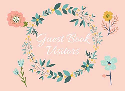 Guest book Visitors: A Classic Yet Trendy Guest Book or Visitor Sign-in ...