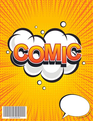 AMAZING COMIC BOOK: Create Your Own Heroes with this Blank Comıc Book ...