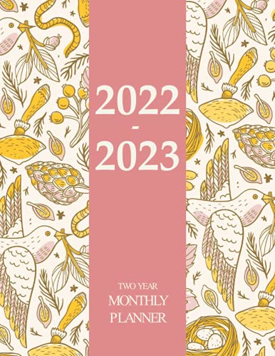 2022-2023 Two Year Monthly Planner: 2-Year Monthly Planner Calendar ...