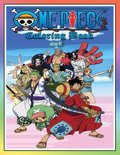 One Piece Coloring Book: Coloring Book V.2 - Literally 120 Coloring ...