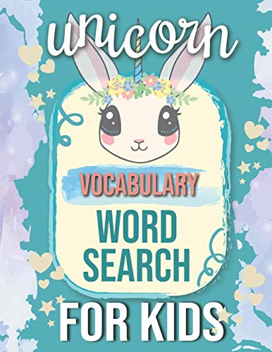 UNICORNS VOCABULARY WORD SEARCH FOR KIDS: Sight Words Word Search ...