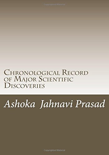 Chronological Record of Major Scientific Discoveries by Dr. Ashoka ...