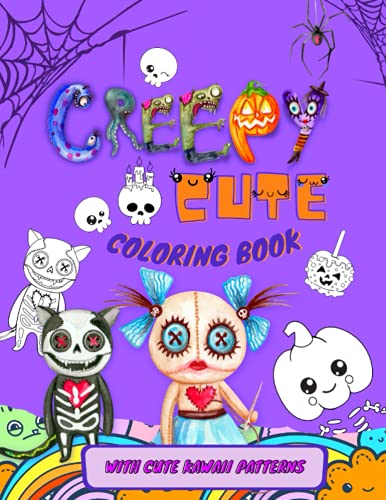 Creepy Cute Coloring Book with Kawaii Patterns: 25 Creepy but Cute ...