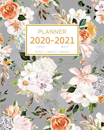 Planner 2020-2021: 8x10 Large Notebook Organizer with Hourly Time Slots ...