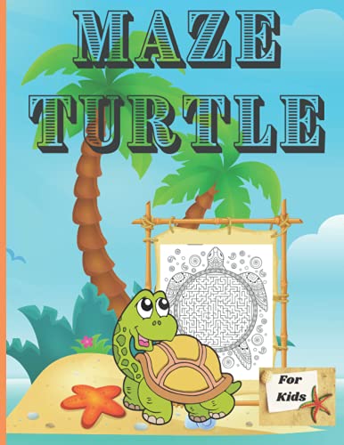 Maze Turtle for Kids: Fun and Challenging Turtle Mazes for Kids ages 8 ...