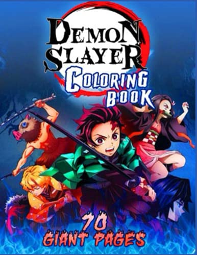 Demon slayer coloring book: Anxiety Demon slayer Coloring Books For ...